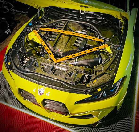 Carbon Fiber Engine Hood Cover V2 passend für BMW G80 M3 G82 G83 M4